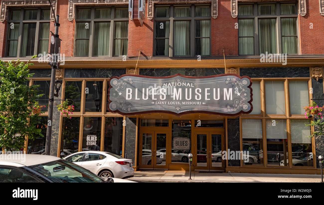 National Blues Museum in St. Louis - ST. LOUIS, USA - JUNE 19, 2019 ...