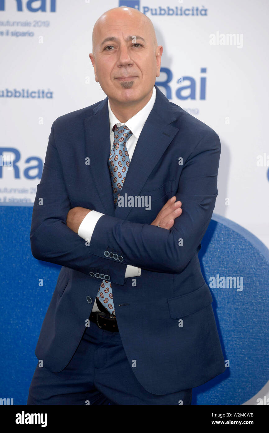 Milan, Italy. 10th July, 2019. Milan, presentation of the new RAI ...