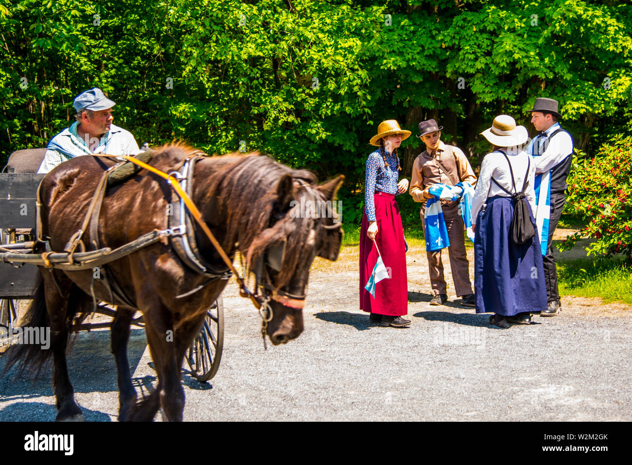 Village québécois d'antan hi-res stock photography and images - Alamy
