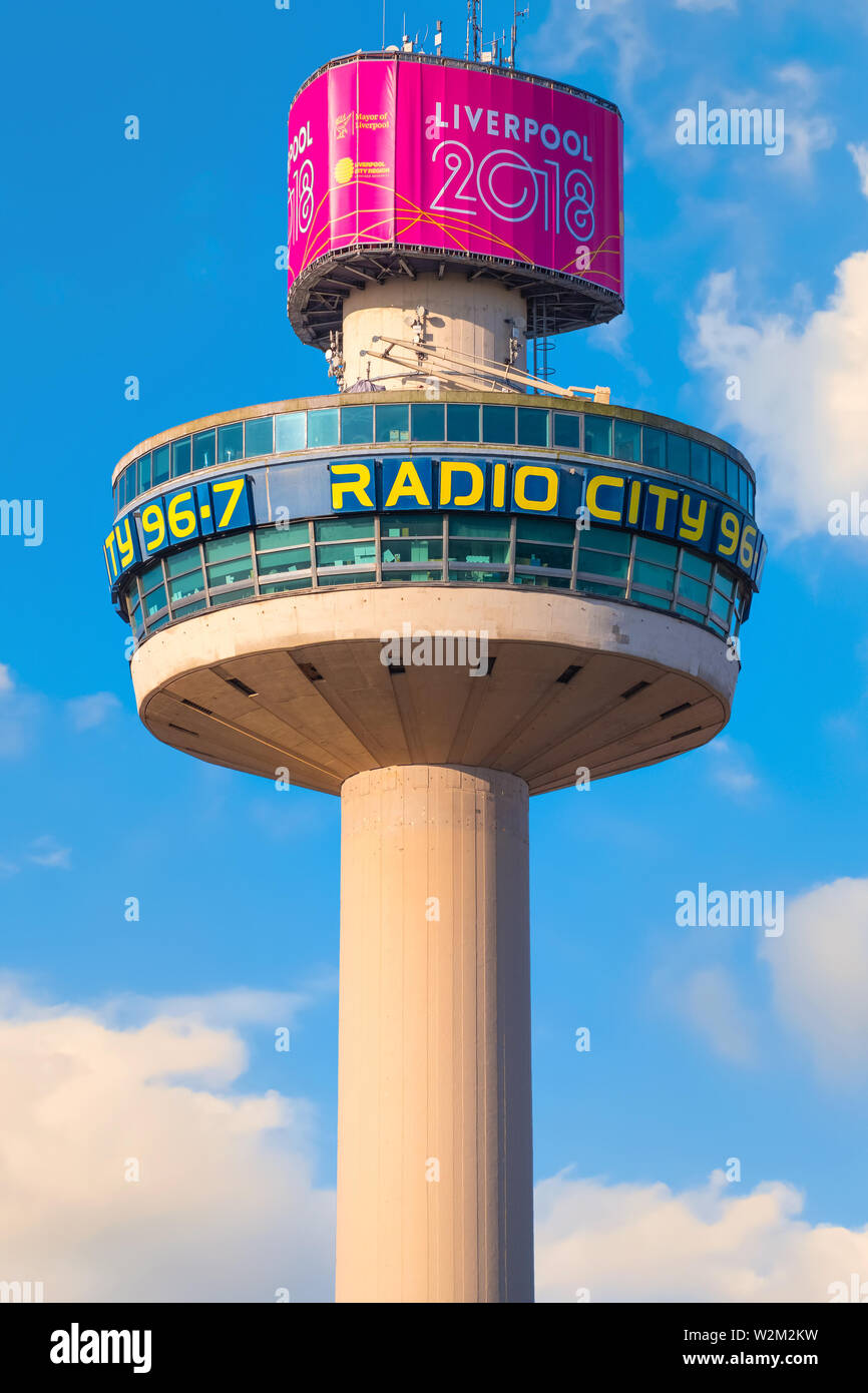 Liverpool, UK - May 17 2018: Radio City is a British Independent Local ...