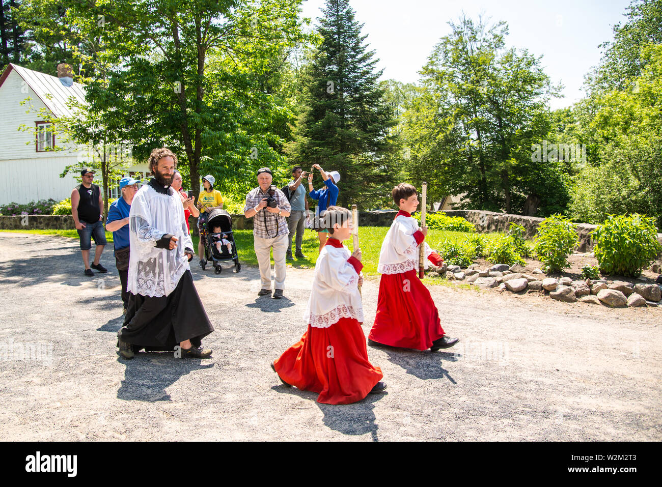 Village quebecois d’antan hi-res stock photography and images - Alamy