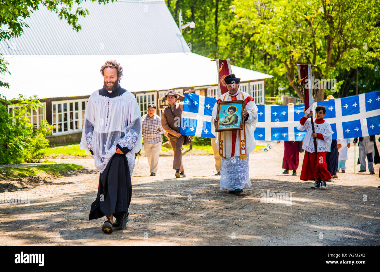 Village quebecois d’antan hi-res stock photography and images - Alamy