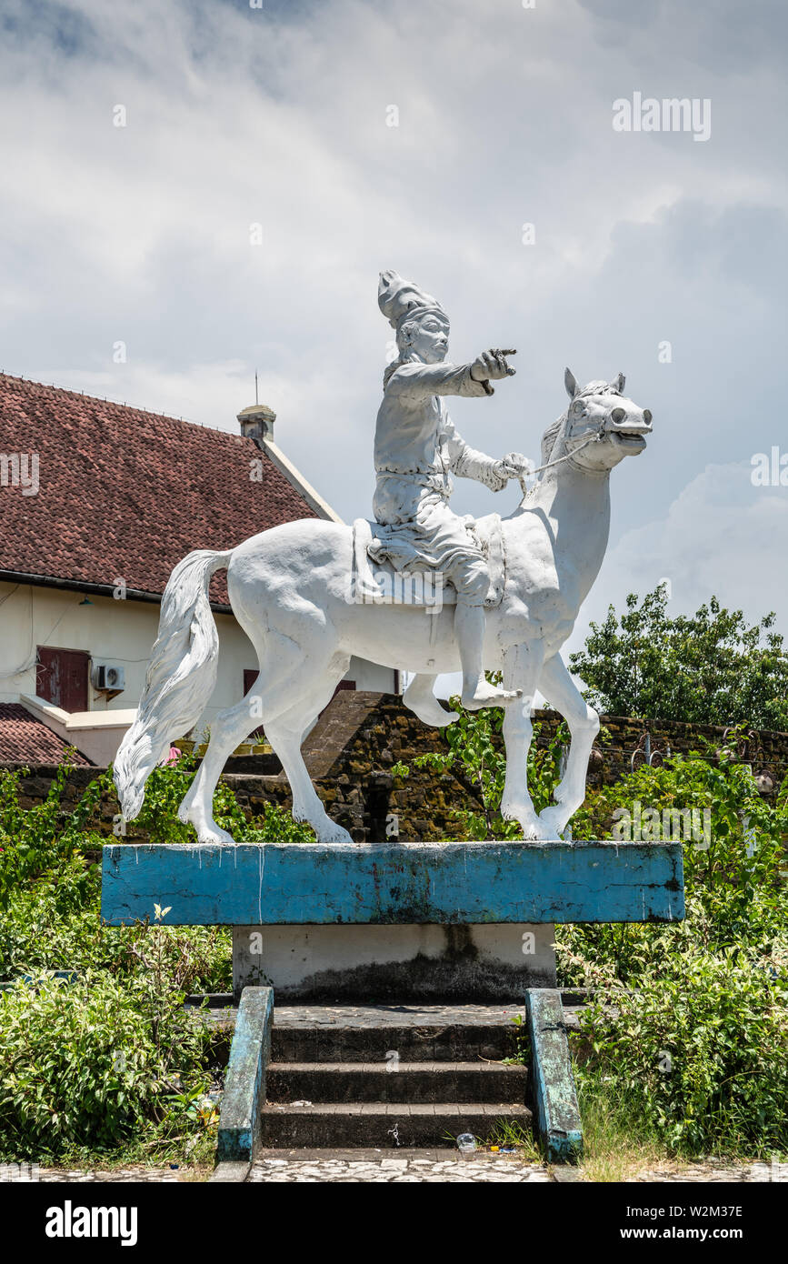 Makassar, Sulawesi, Indonesia - February 28, 2019: Outside Fort ...