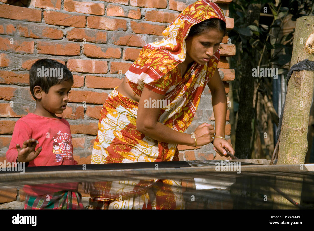 Naseema, a woman entrepreneur of Uchitpur, runs her family business of ...