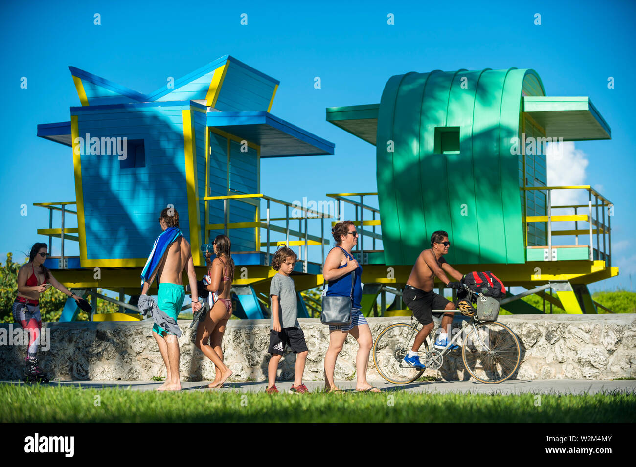Lummus park lifeguard hi-res stock photography and images - Alamy