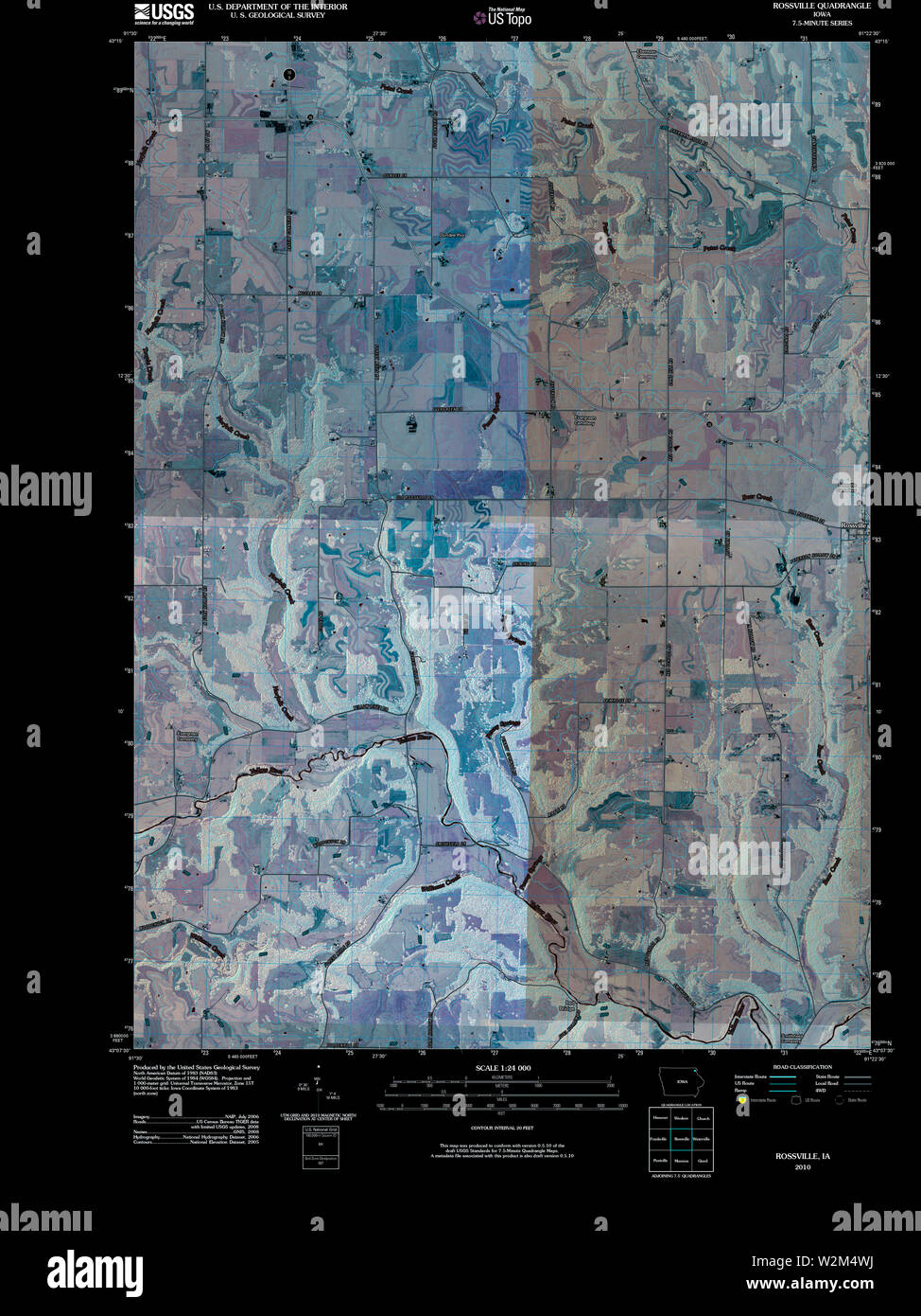 Map of rossville hi-res stock photography and images - Alamy