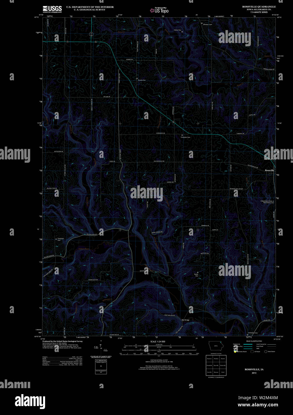 Map of rossville hi-res stock photography and images - Alamy