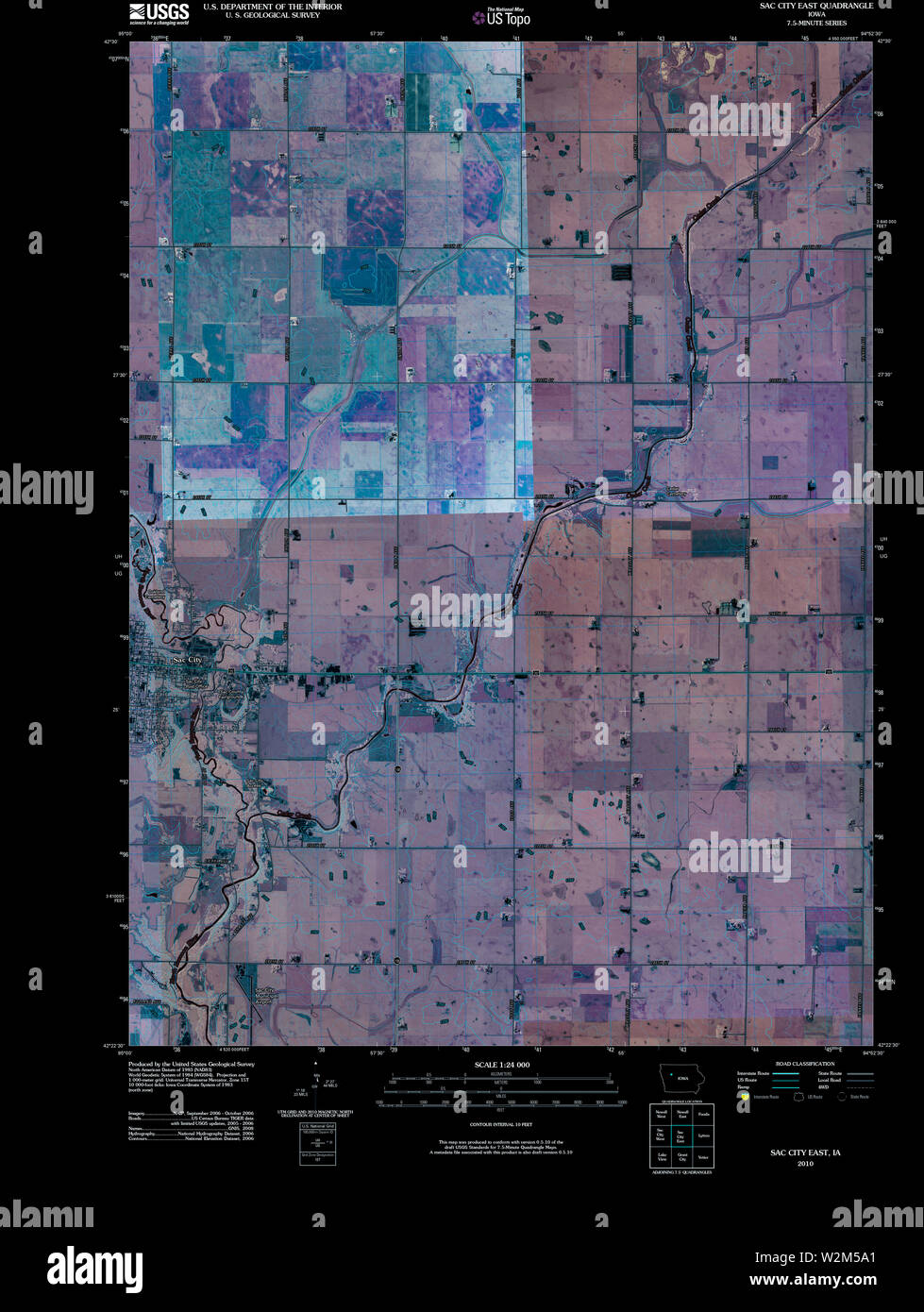 Map of sac city hi-res stock photography and images - Alamy