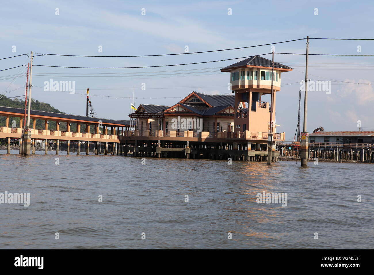 Brunei, water village. Kampong Ayer. Venice of the East Stock Photo - Alamy