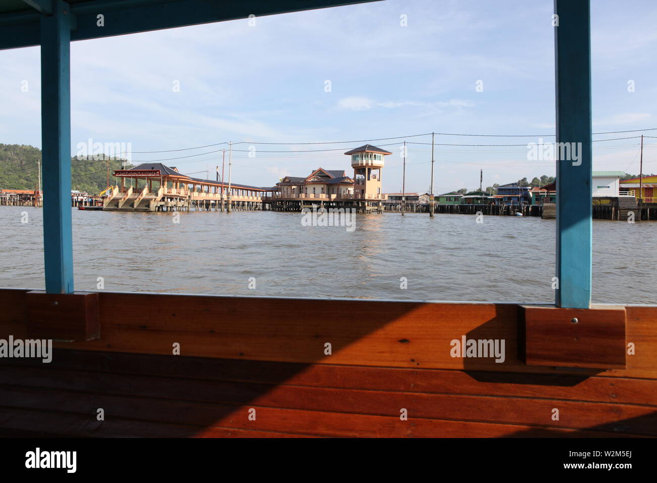 Brunei, water village. Kampong Ayer. Venice of the East Stock Photo - Alamy