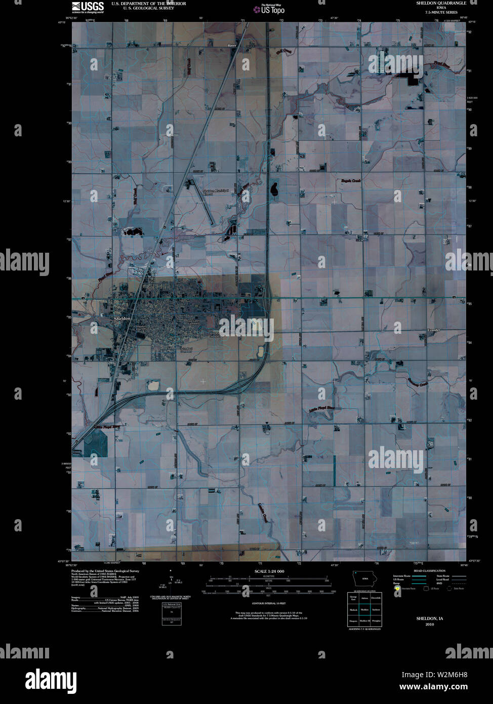 Sheldon map hi-res stock photography and images - Alamy