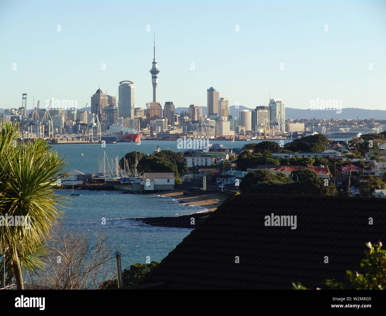 Auckland, most important city in New Zealand, South Pacific Stock Photo ...