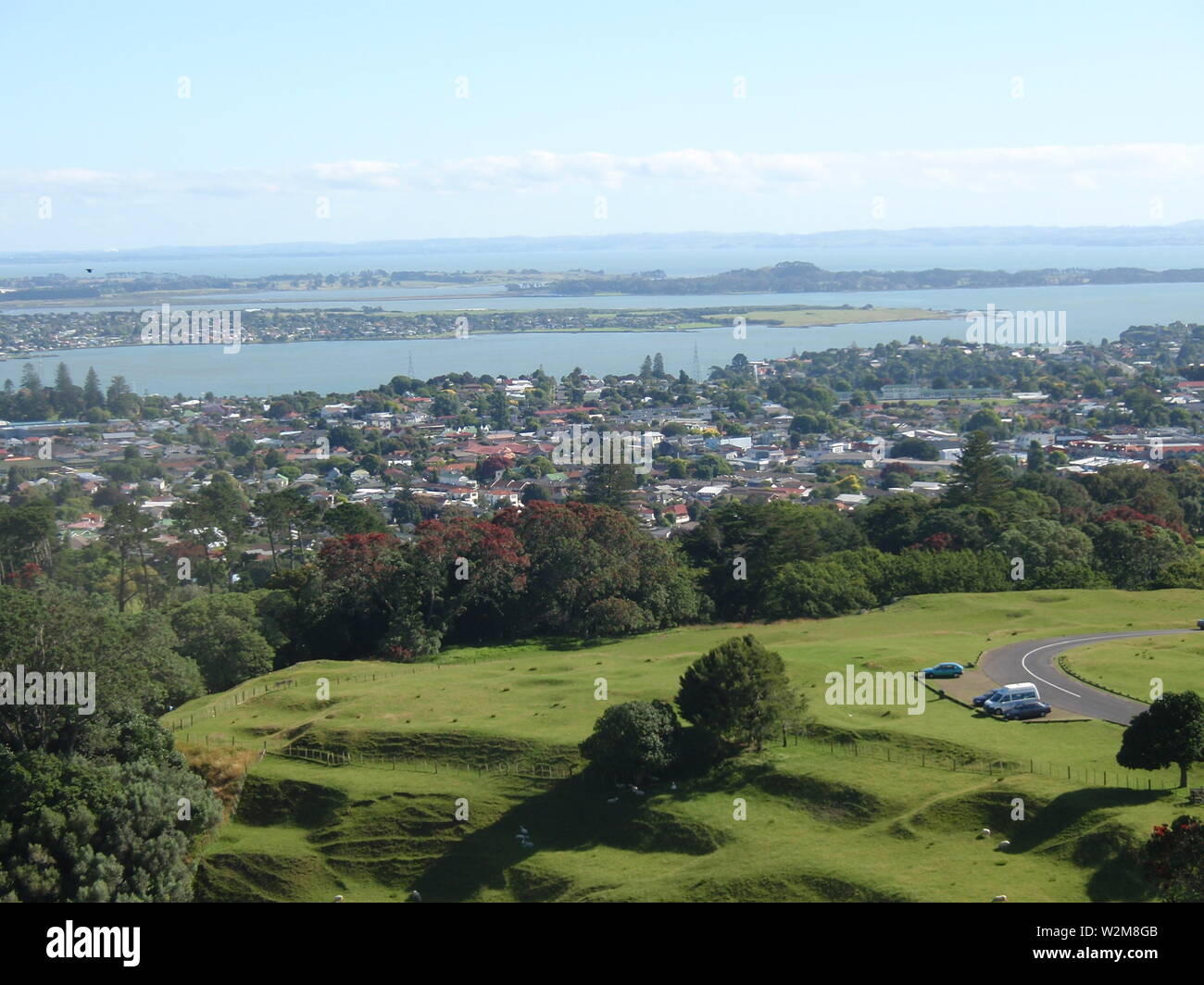 Auckland, most important city in New Zealand, South Pacific Stock Photo ...