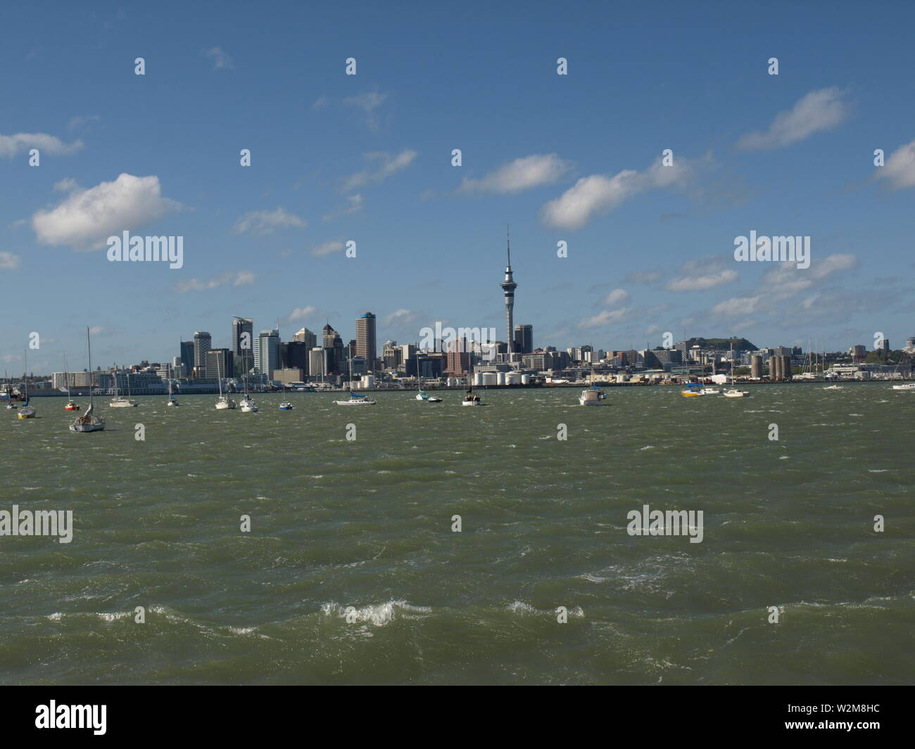 Auckland, most important city in New Zealand, South Pacific Stock Photo ...