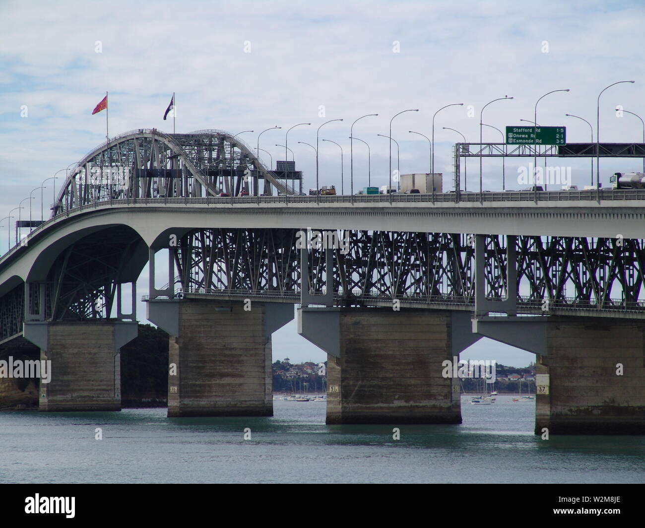 Auckland motorway bridge hi-res stock photography and images - Alamy