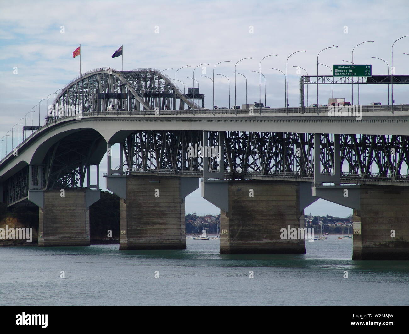 Motorway Bridge Auckland New Zealand Stock Photo - Alamy