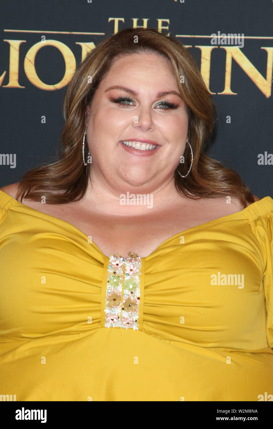 Hollywood, Ca. 9th July, 2019. Chrissy Metz at The Lion King Film ...