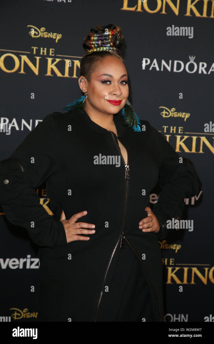 Hollywood, Ca. 9th July, 2019. Raven-Symon at The Lion King Film ...