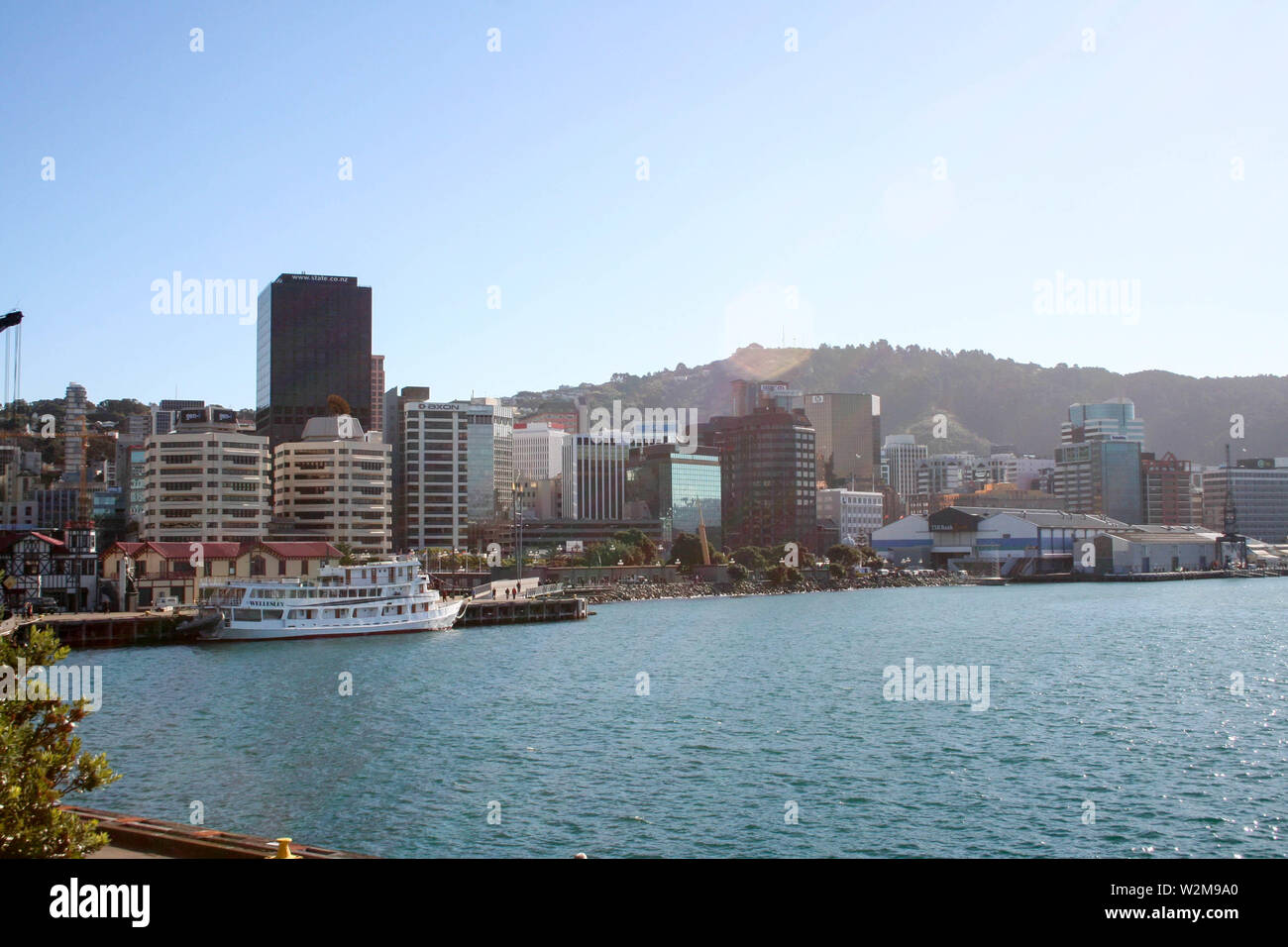 Wellington Harbor and waterfront Stock Photo - Alamy
