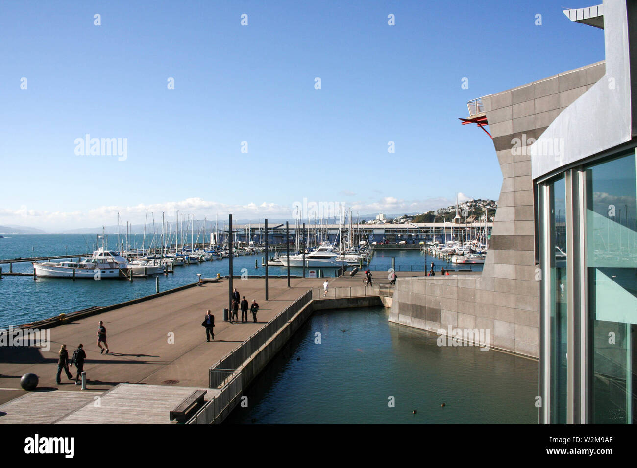 Wellington Harbor and waterfront Stock Photo - Alamy