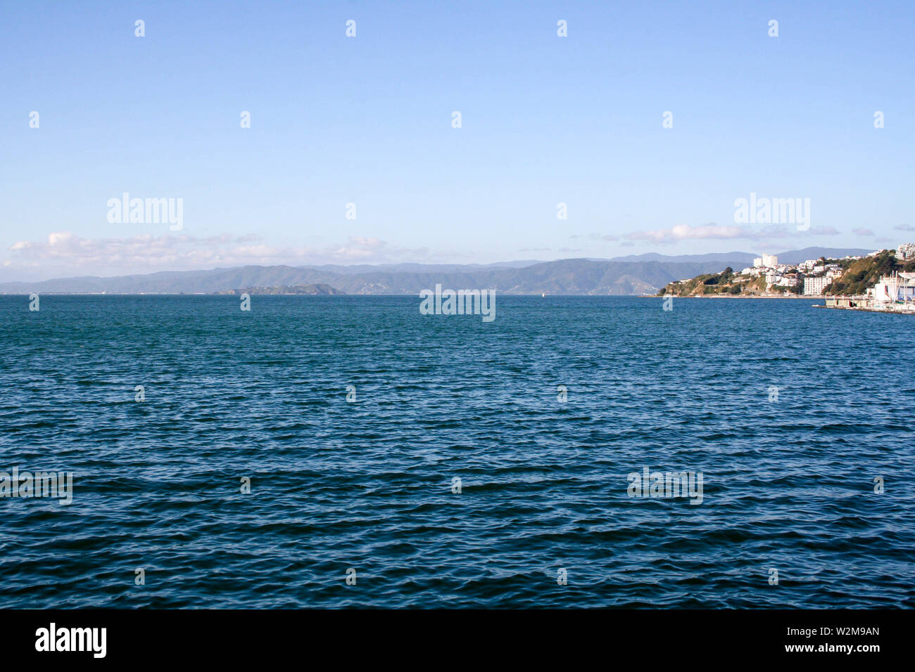 Wellington Harbor and waterfront Stock Photo - Alamy