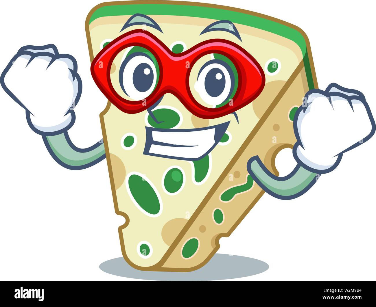 Cartoon illustration cheese super hero hi-res stock photography and ...