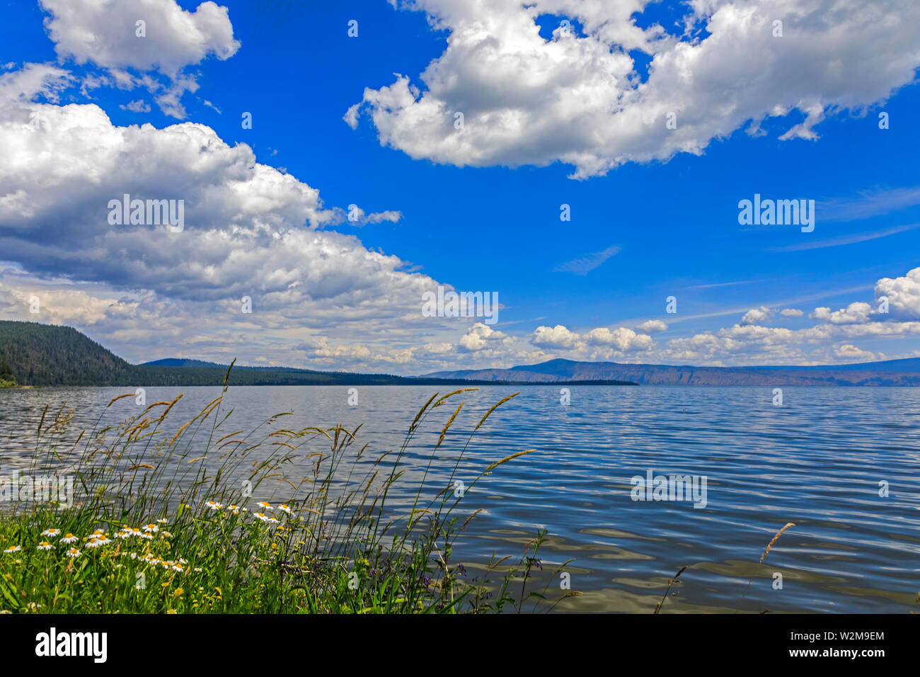 This is a view of spectacular Upper Klamath Lake from Howard Bay ...