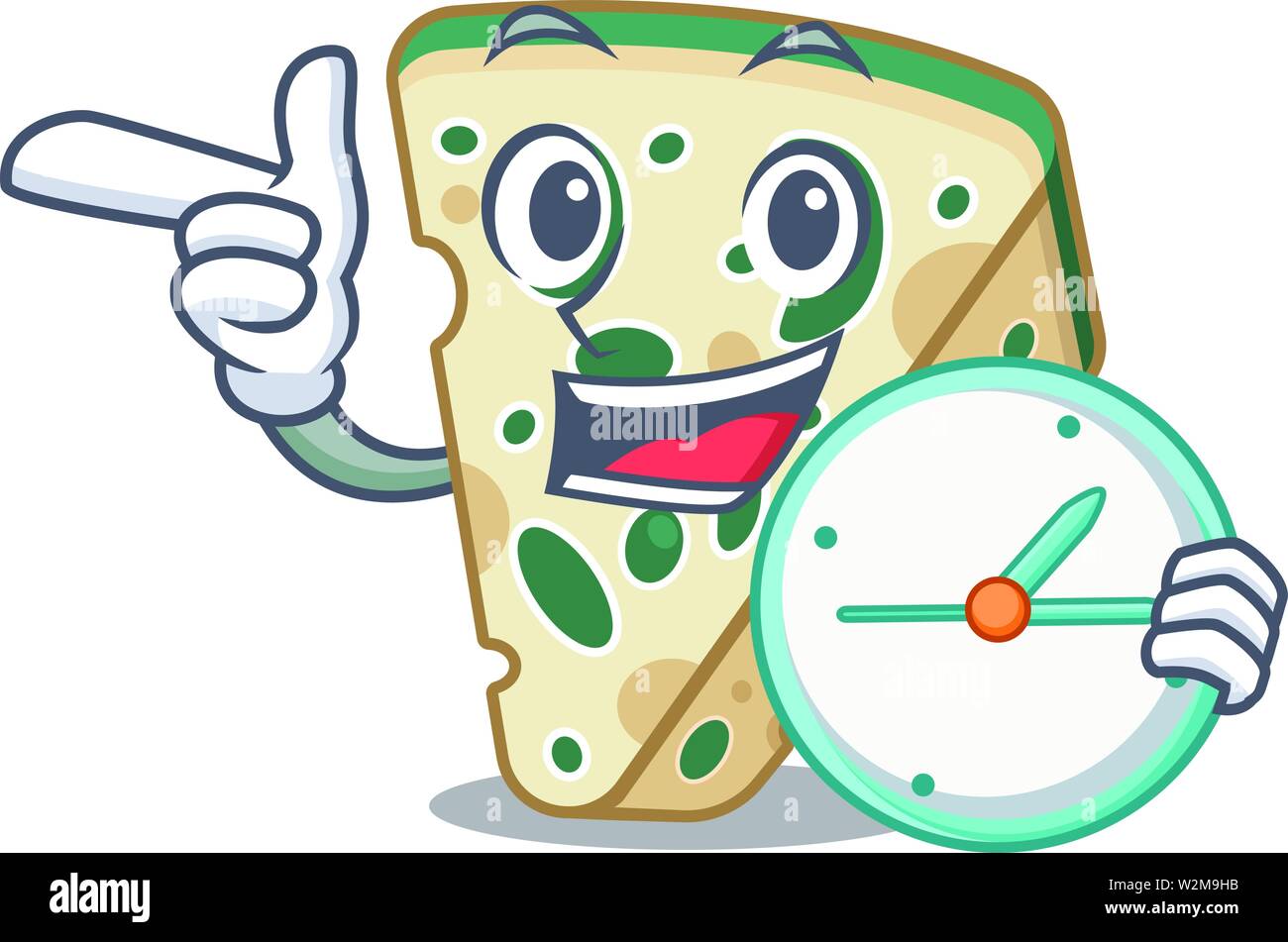 Old blue cheese Stock Vector Images - Alamy