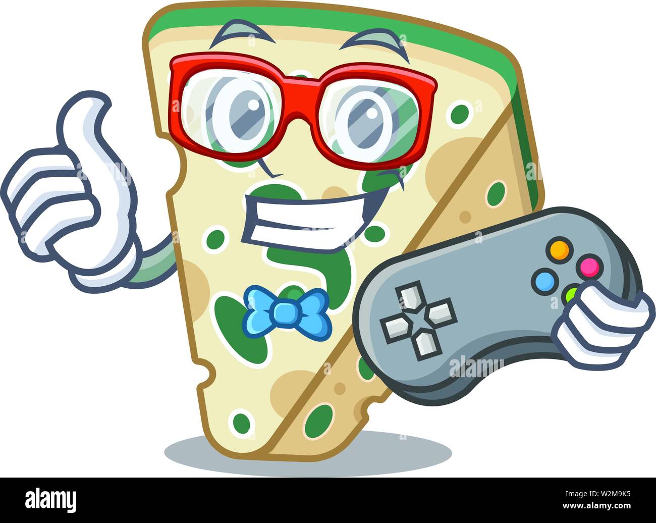 Gamer blue cheese in the character fridge Stock Vector Image & Art - Alamy