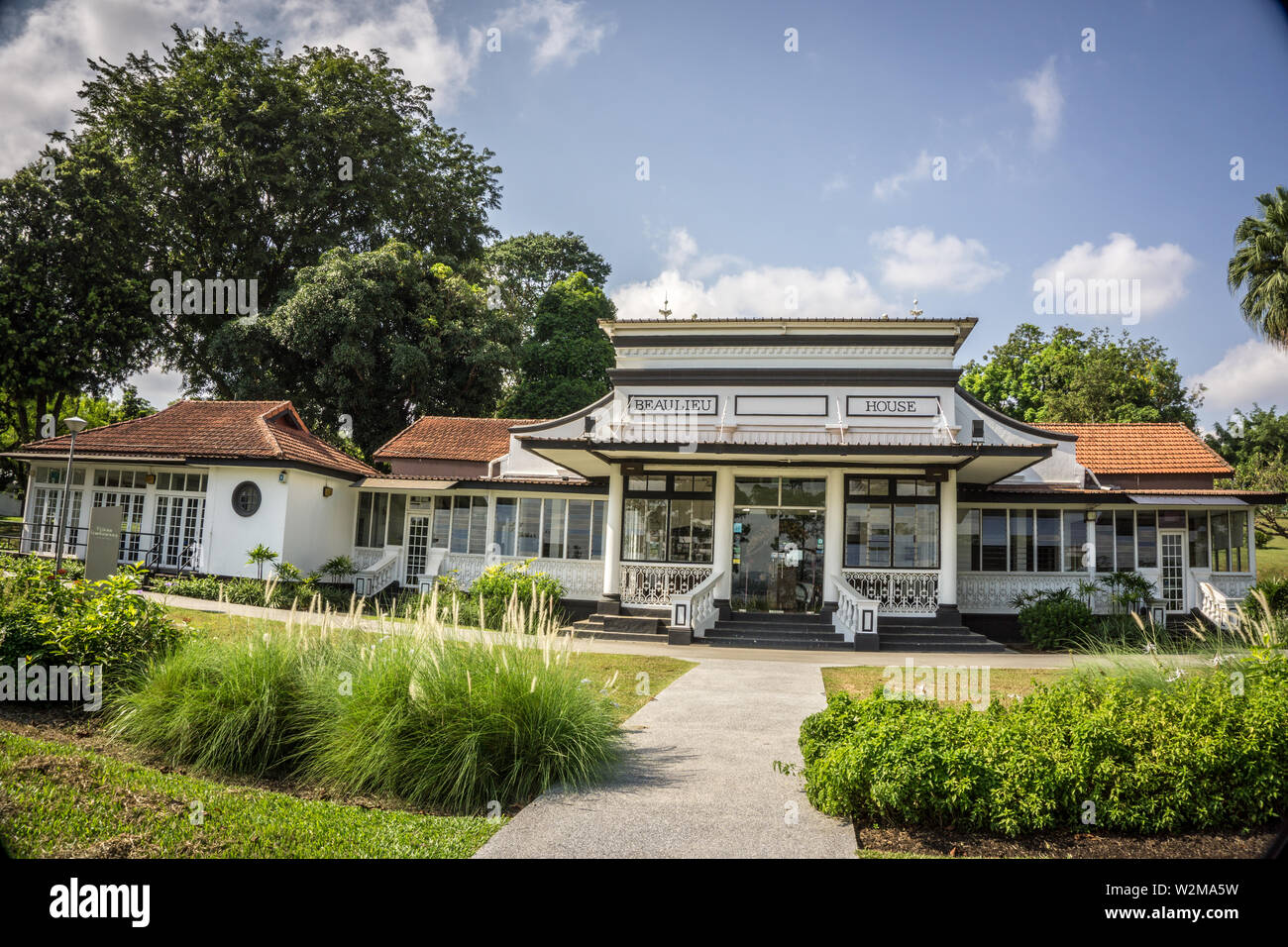Singapore - Sept 30, 2018: Beaulieu House, built sometime in the 1910s ...