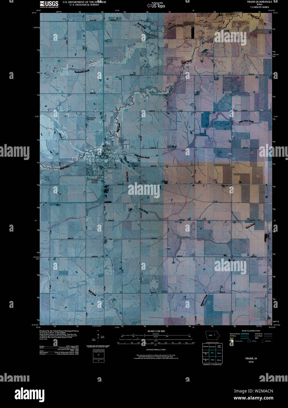 Traer map hi-res stock photography and images - Alamy