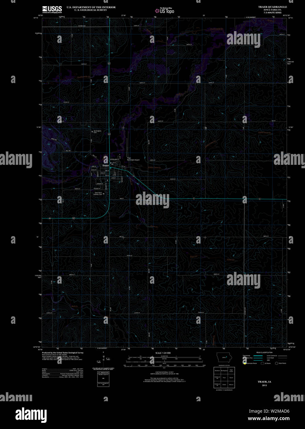 Traer map hi-res stock photography and images - Alamy