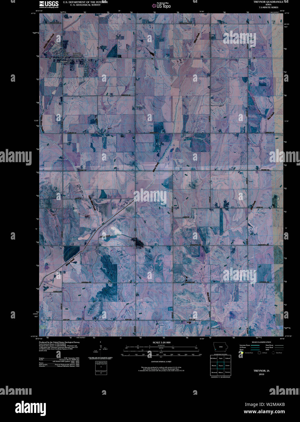 Treynor map hi-res stock photography and images - Alamy