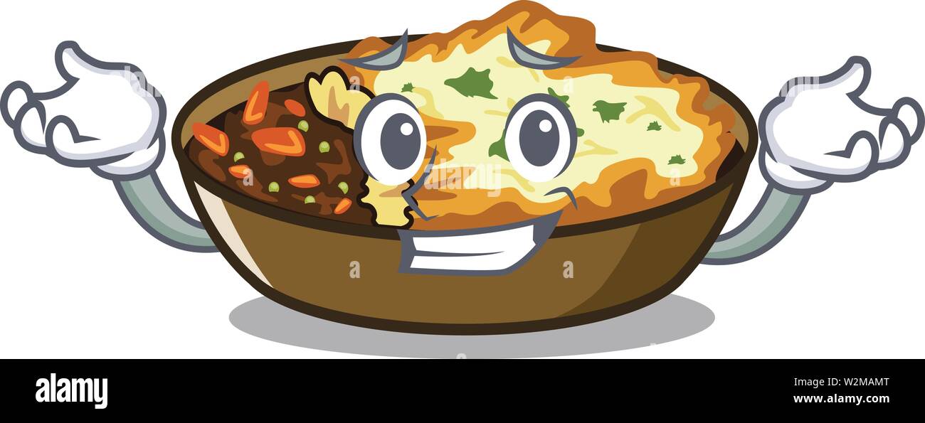 Grinning gratin isolated with in the cartoon Stock Vector Image & Art ...