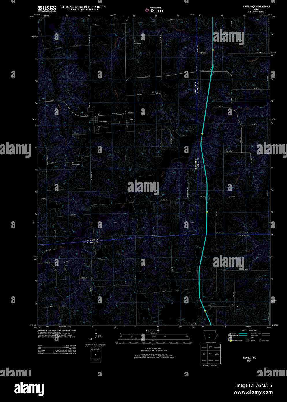 Map of truro hi-res stock photography and images - Alamy