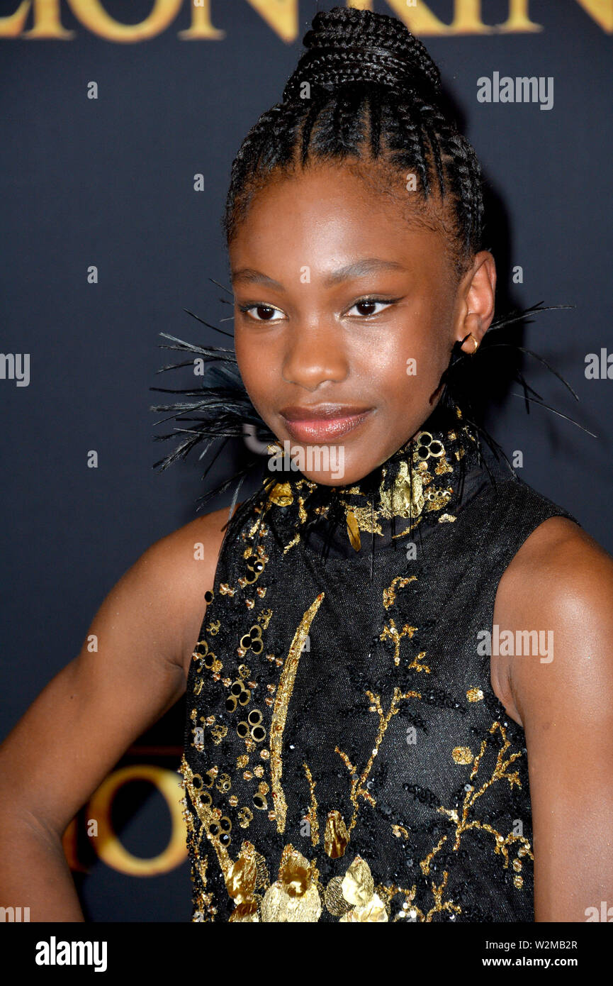 LOS ANGELES, USA. July 10, 2019: Demi Singleton at the world premiere ...