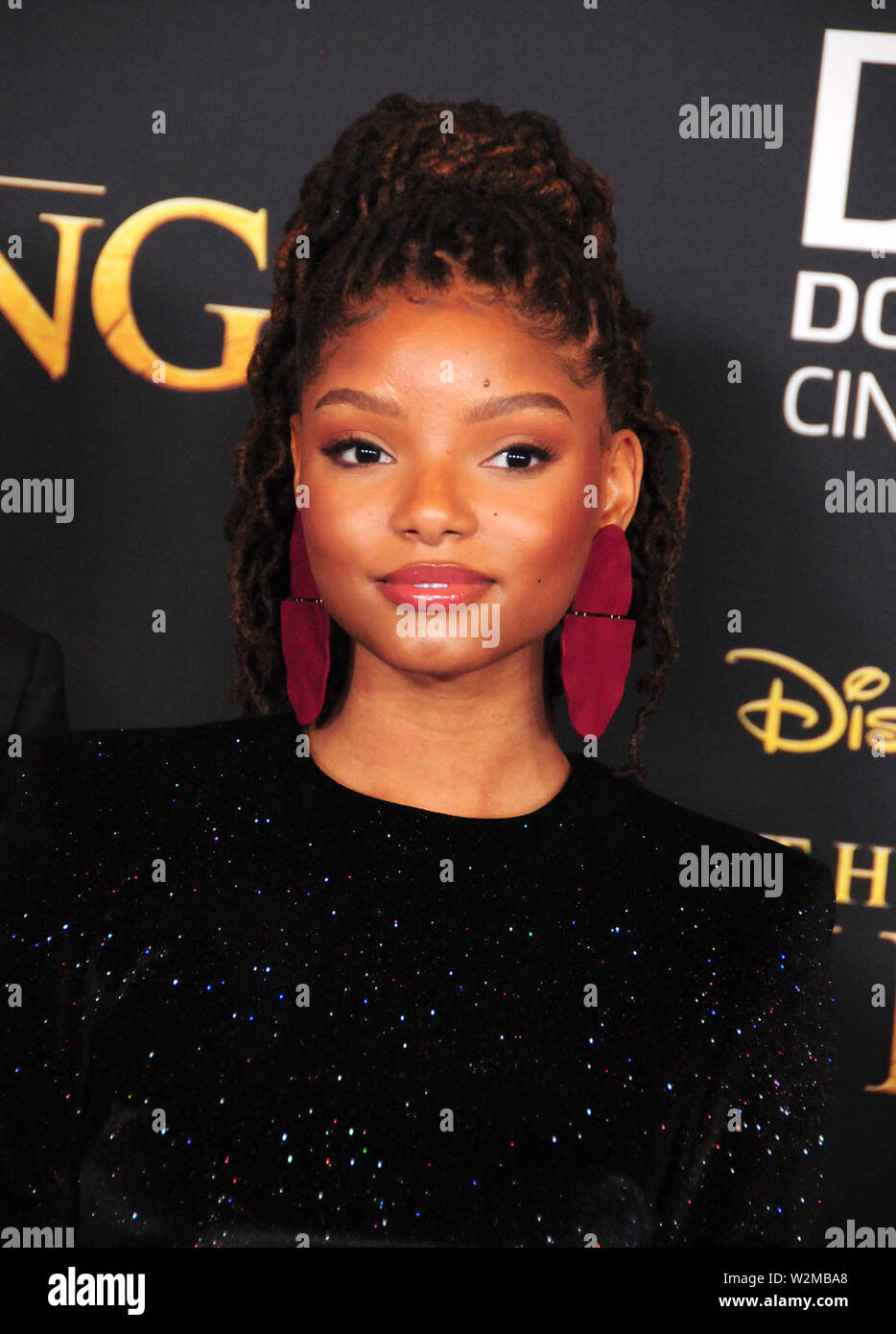 Hollywood, California, USA 9th July 2019 Singer Halle Bailey of Chloe X ...