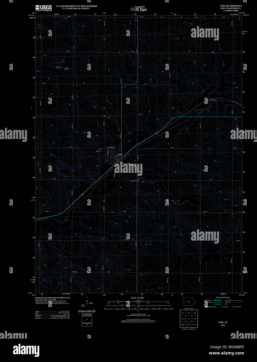 Vail map hi-res stock photography and images - Alamy
