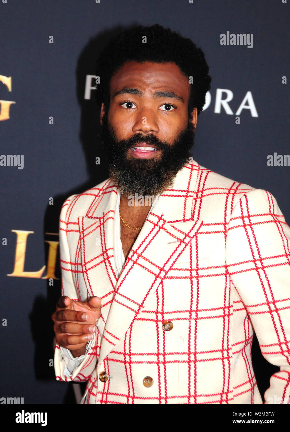 Hollywood, California, USA 9th July 2019 Singer/actor Donald Glover ...