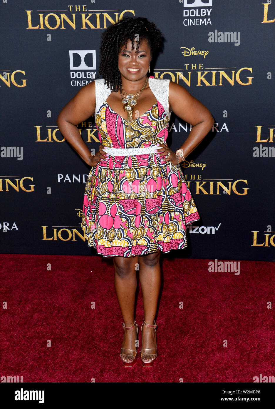 LOS ANGELES, USA. July 10, 2019: Niketa Calame-Harris at the world ...