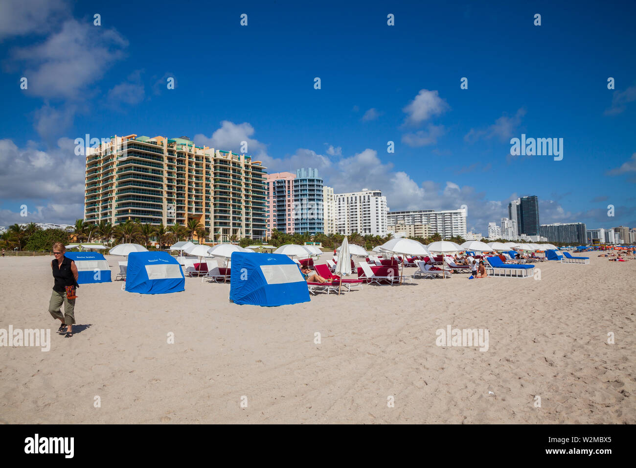 South Beach in Miami Stock Photo - Alamy