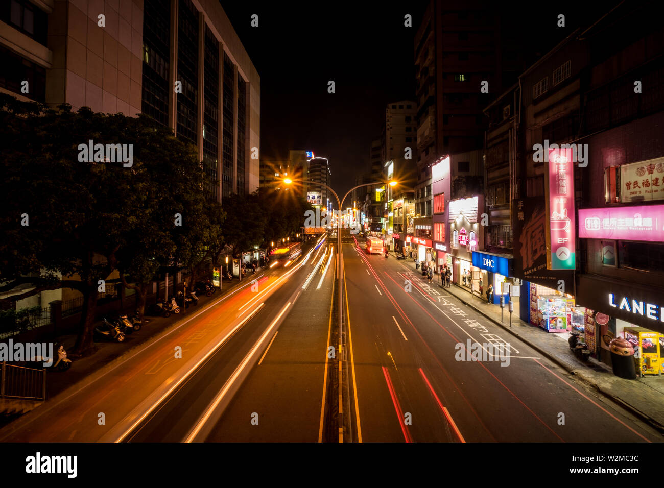Taichung, Taiwan - 4 Mar 2019: Landscape of beautiful Taichung City at ...