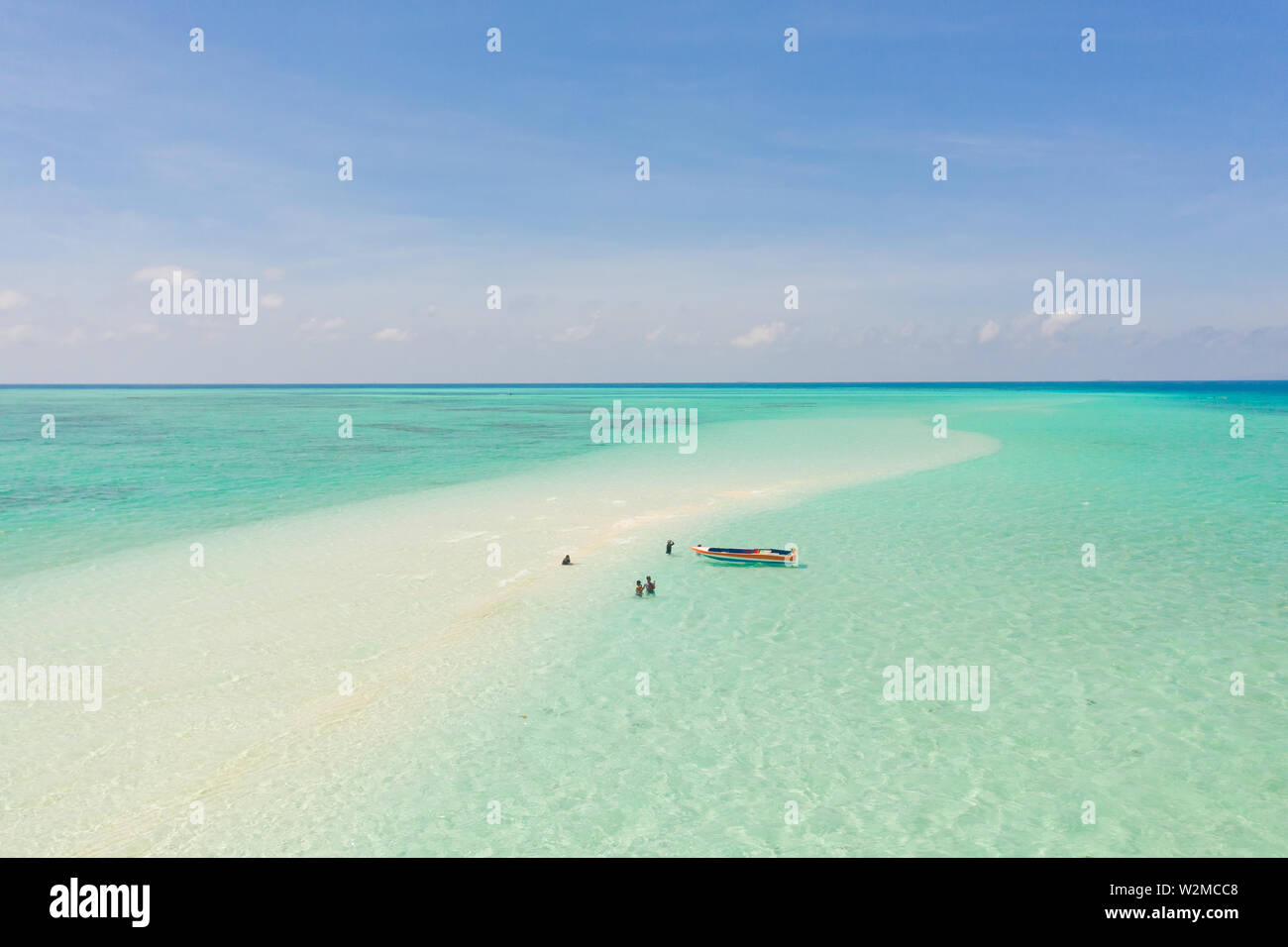 Mansalangan sandbar, Balabac, Palawan, Philippines. Tropical islands ...