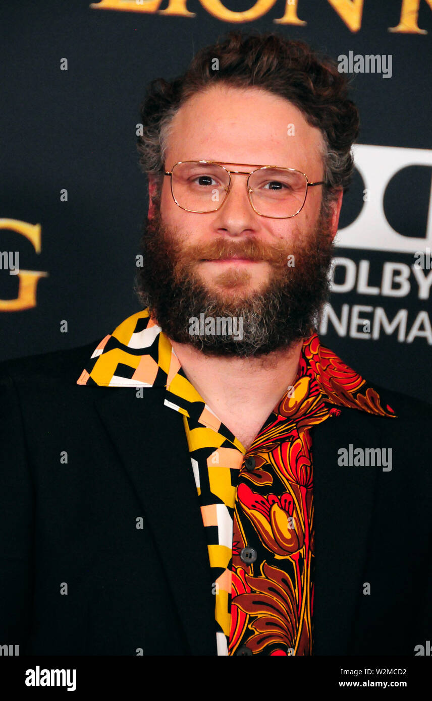 Hollywood, California, USA 9th July 2019 Actor Seth Rogen attends the ...
