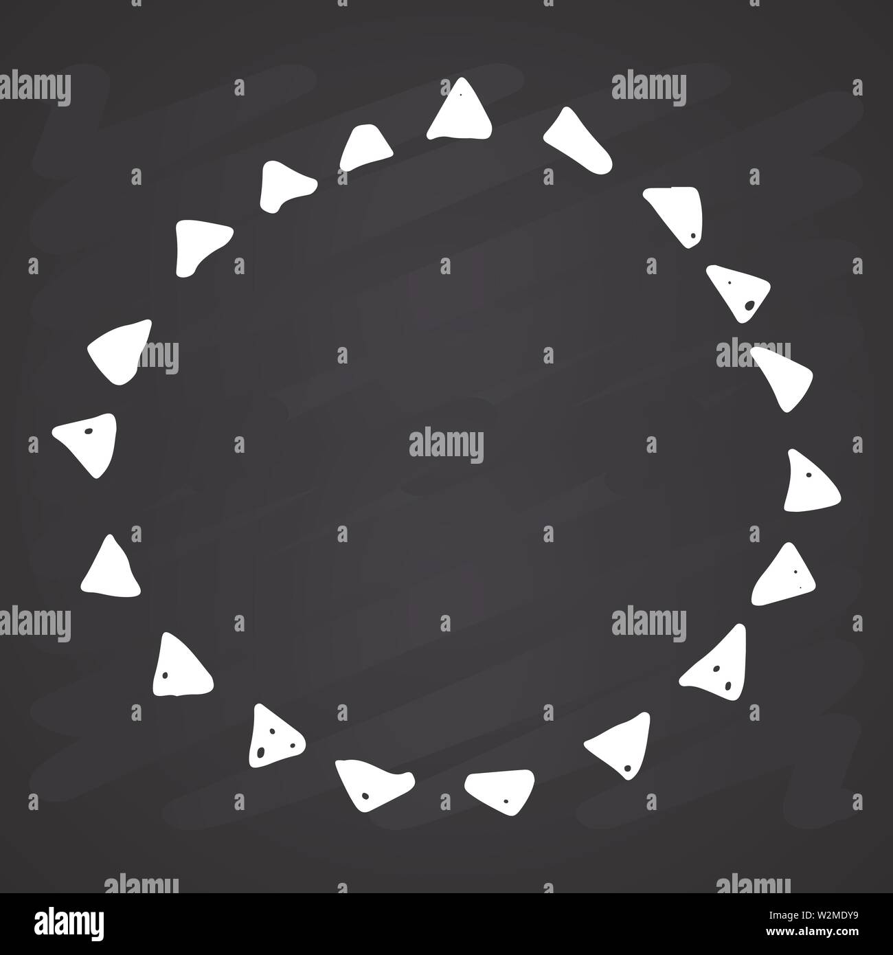 Grunge rough round frame Stock Vector Images - Alamy