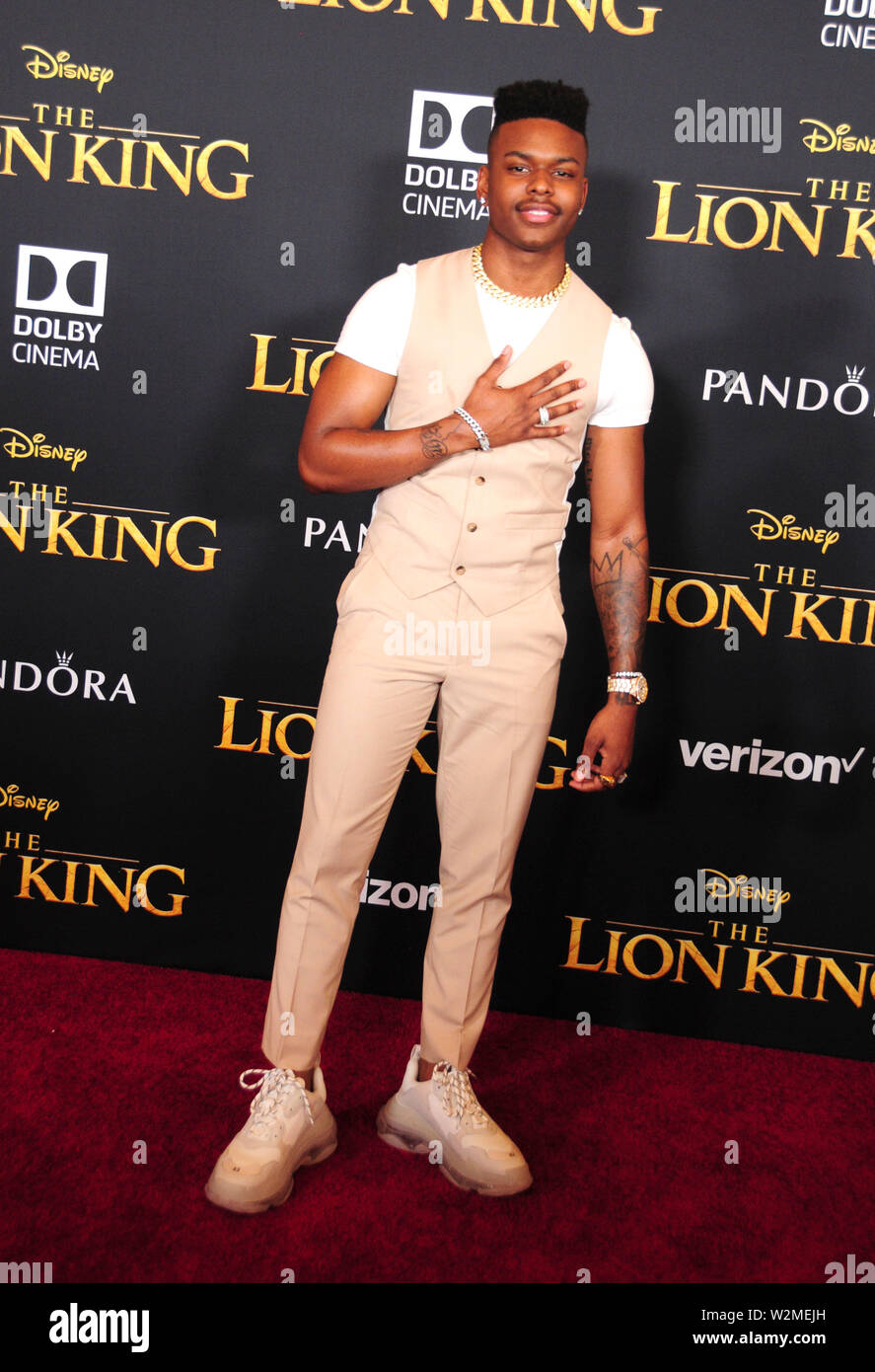 Hollywood, California, USA 9th July 2019 Actor Aubrey Joseph attends ...