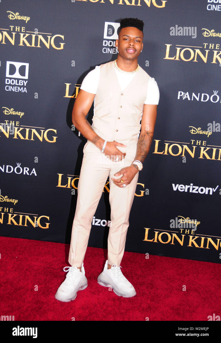 Hollywood, California, USA 9th July 2019 Actor Aubrey Joseph attends ...