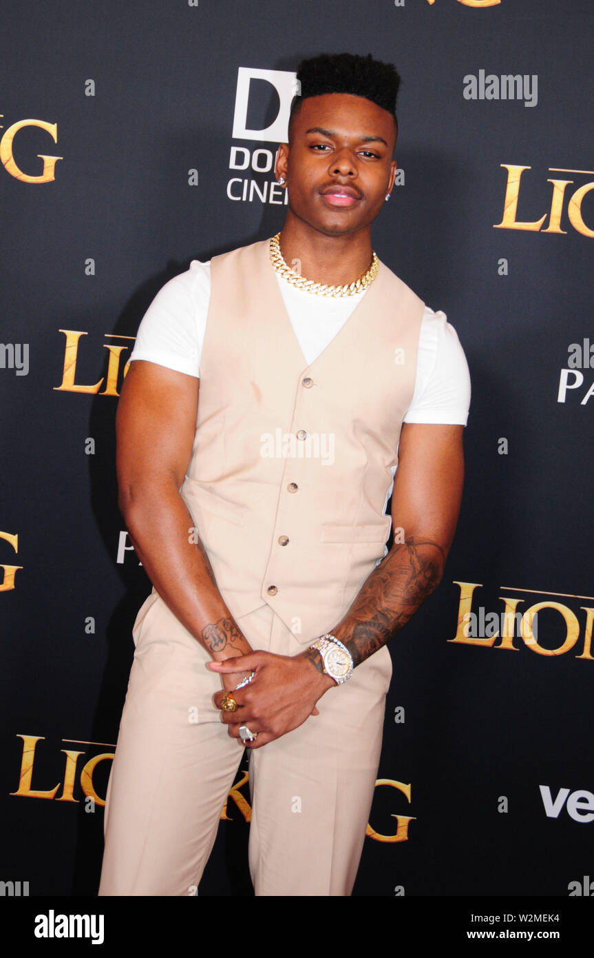 Hollywood, California, USA 9th July 2019 Actor Aubrey Joseph attends ...