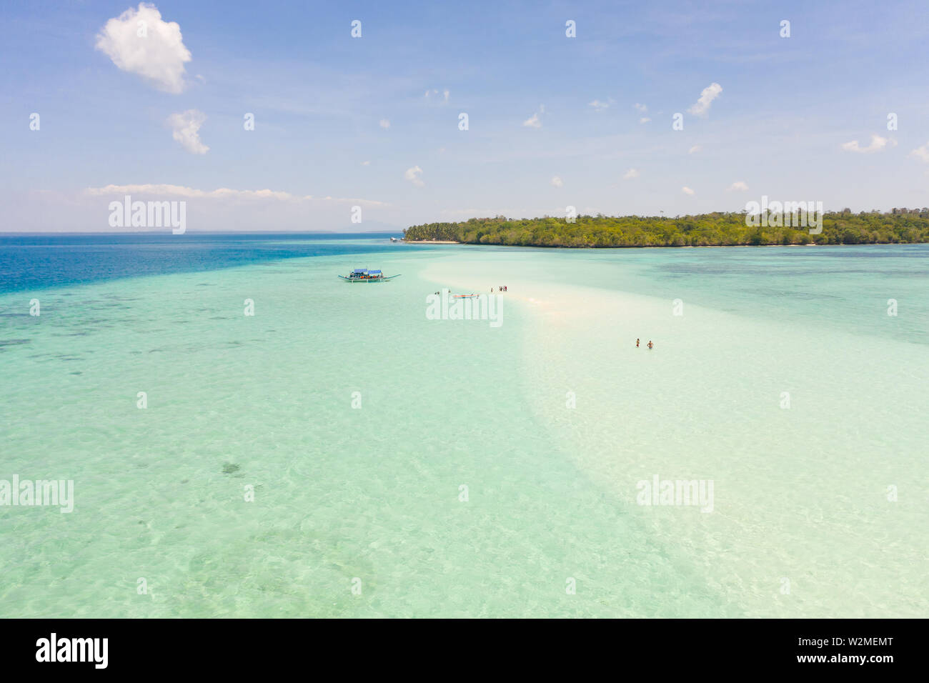 Mansalangan sandbar, Balabac, Palawan, Philippines. Tropical islands ...