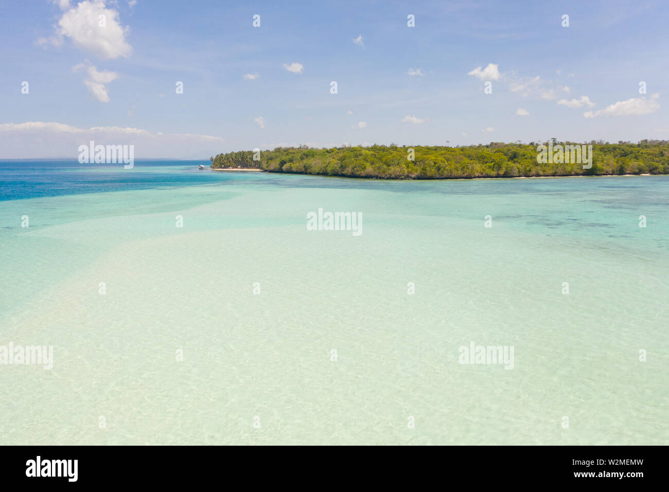 Mansalangan sandbar, Balabac, Palawan, Philippines. Tropical islands ...